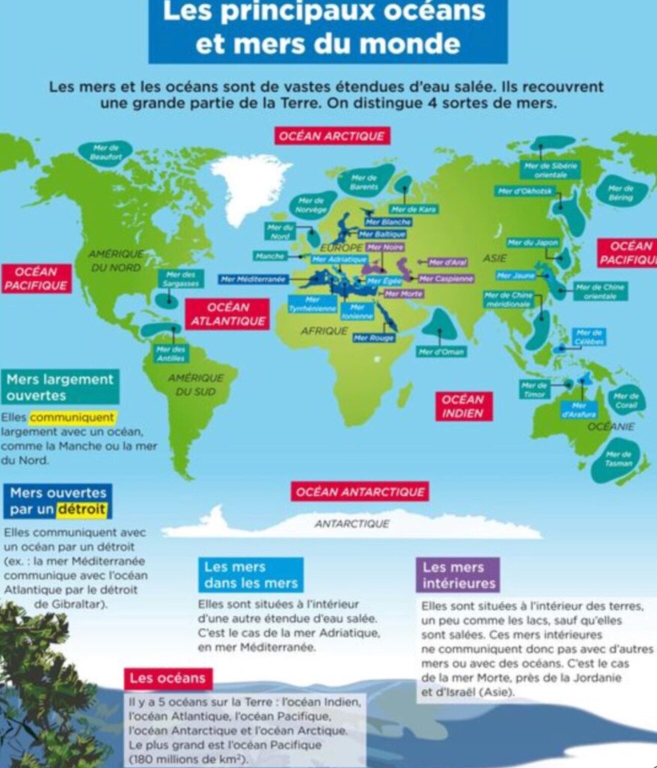 Océans et continents CM1-CM2
