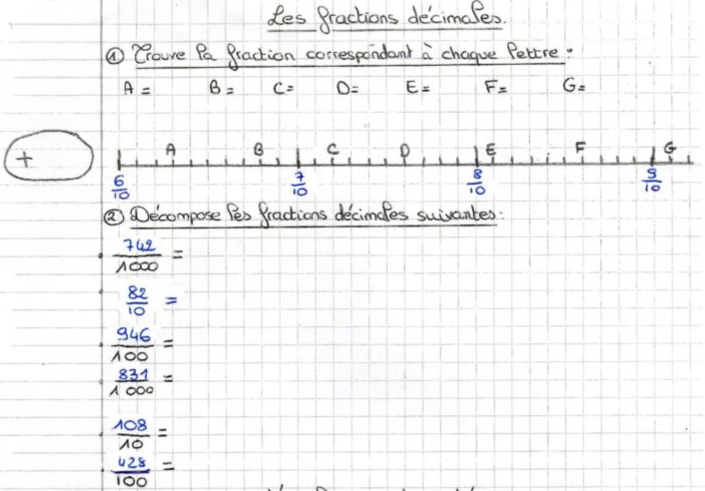 Fraction décimale en nombre décimal (méthode facile + exercices CM1 CM2)