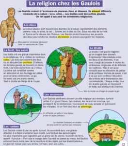 Les dieux gaulois CM1 : croyance, druides, rites